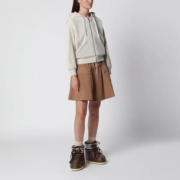 Moose Knuckles Roslyn Bunny Alabaster Cotton Hoodie