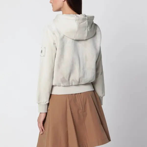 Moose Knuckles Roslyn Bunny Alabaster Cotton Hoodie