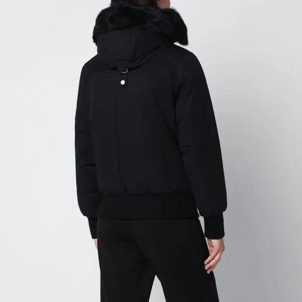 Moose Knuckles Debbie Original Hooded Bomber Jacket