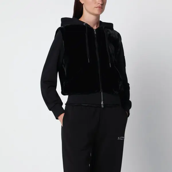 Moose Knuckles Rosylyn Bunny Cotton Hoodie - Black