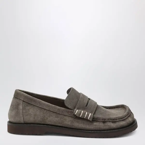 JW Anderson Taupe Suede Loafers
