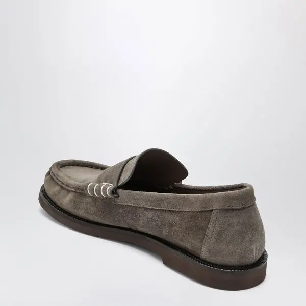 JW Anderson Taupe Suede Loafers