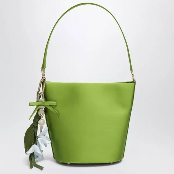 SELF-PORTRAIT Satin Bucket Bag