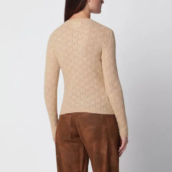 Isabel Marant Étoile Obeline Camel Baby Alpaca Sweater