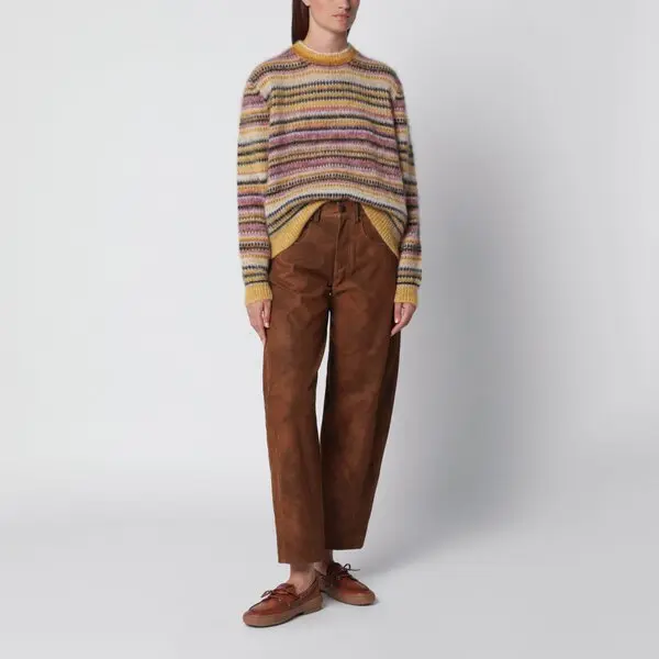 Isabel Marant Étoile Morine Multicolored Striped Mohair Sweater