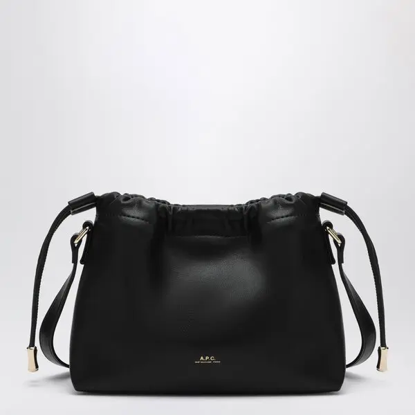 A.p.c. Ninon Mini Bag With Recycled Leather Effect - Black