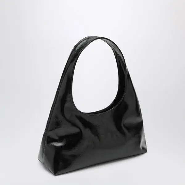 A.p.c. Baby Ninon Leather-effect Shoulder Bag - Black