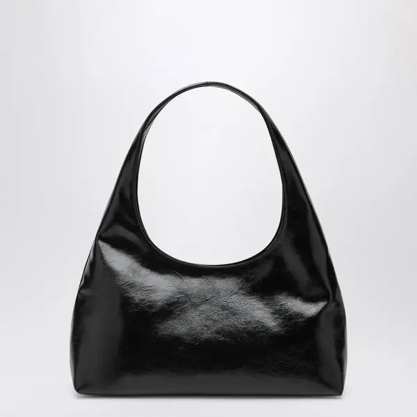 A.p.c. Baby Ninon Leather-effect Shoulder Bag - Black