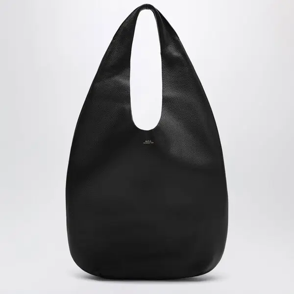A.p.c. Le Neige Leather Bag - Black