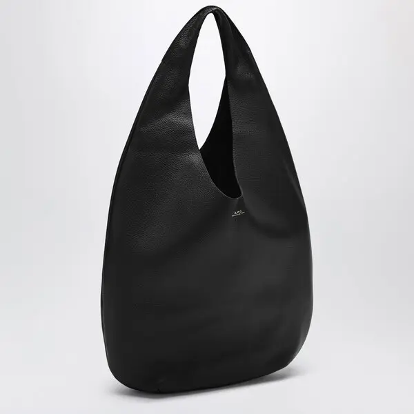 A.p.c. Le Neige Leather Bag - Black