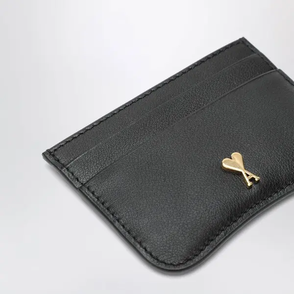 AMI Paris De Coeur Cardholder In Leather