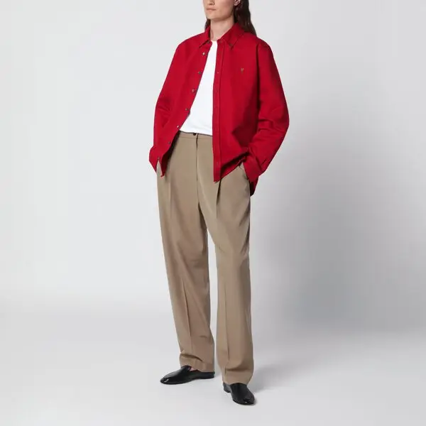 AMI Paris De Caur Ruby Cotton Shirt