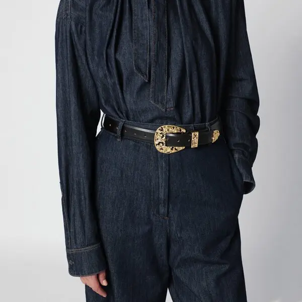 DEHANCHE Versailles Belt /gold In Leather