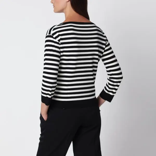 Max Mara Ecru And Viscose Sweater