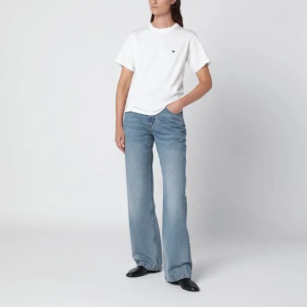 Max Mara T-shirt In Pure Cotton Jersey