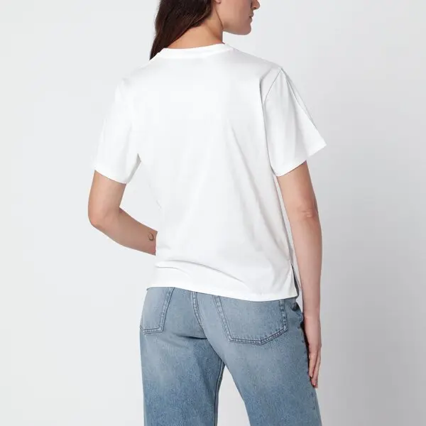 Max Mara T-shirt In Pure Cotton Jersey