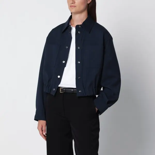 Max Mara Short Wool Jacket - Blue