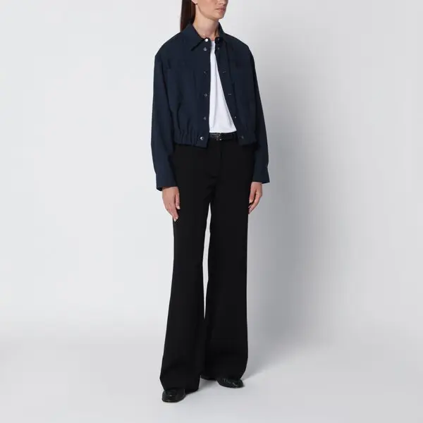 Max Mara Short Wool Jacket - Blue