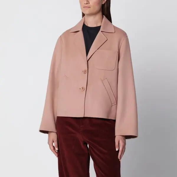 Max Mara Cropped Wool Jacket