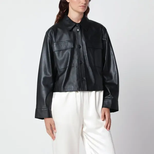Max Mara Nappa Jacket - Black