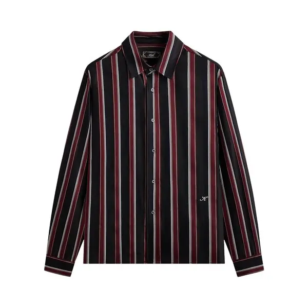 Kith Striped Jacquard Thompson Shirt 'nocturnal