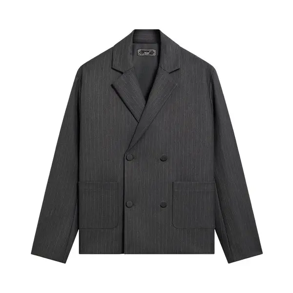 Kith Double Weave Raya Blazer 'dark Heather