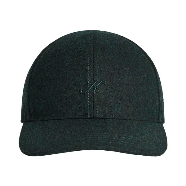 Kith Low Profile Fine Wool Classic Cap 'stadium - Black