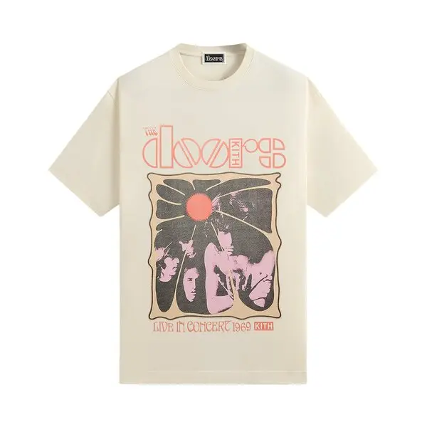 Kith Records For The Doors Live 1969 Vintage Tee 'sandrift