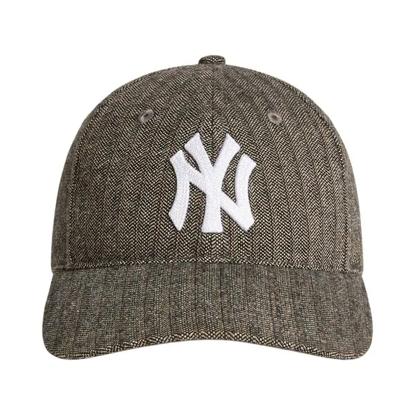 Kith X ‘47 For The New York Yankees Barre Stripe Franchise Ls Cap 'apocalypse - Tan
