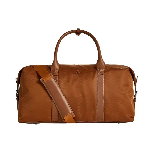 Kith Monogram Nylon Leather Duffle Bag 'tectonic