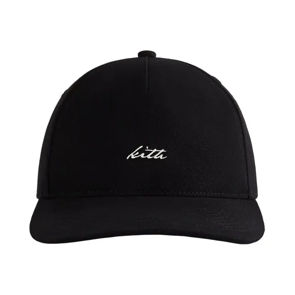 Kith Autograph Brushed Twill Bay Low Pinch Crown Cap