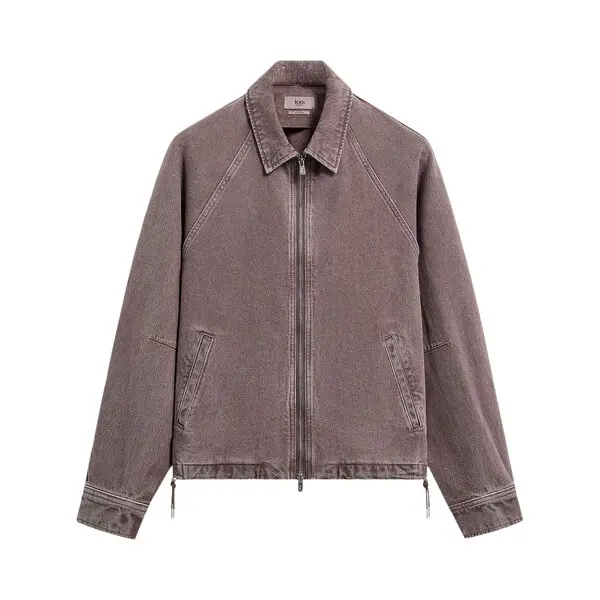 Kith Herringbone Denim Efron Jacket 'matrix