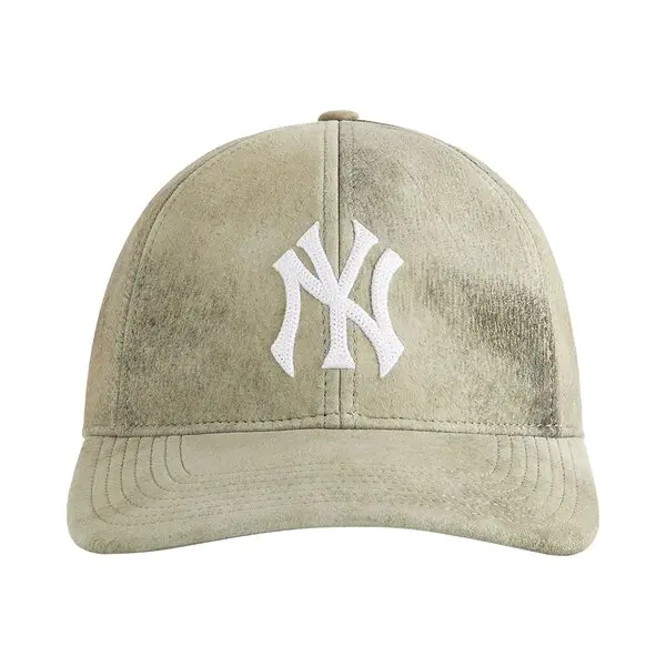 Kith X '47 For The New York Yankees Washed Suede Franchise Ls Cap 'flagstaff - Tan