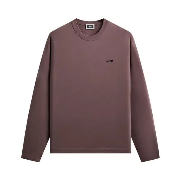 Kith Long Sleeve Alex Boxy Tee 'matrix
