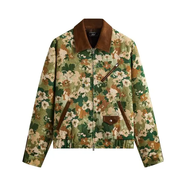Kith Camo Floral Tapestry Cassius Jacket 'sage