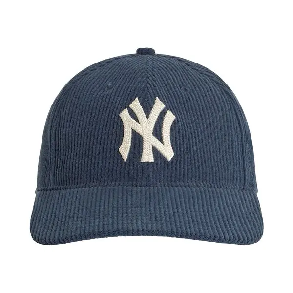 Kith For ‘47 For The New York Yankees Corduroy Franchise Ls Cap 'nocturnal - Blue