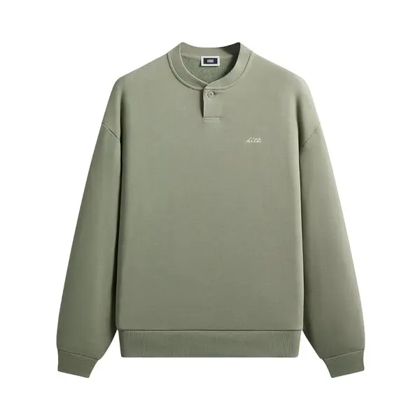 Kith Heavy Loop Henley Nelson Pullover 'haze