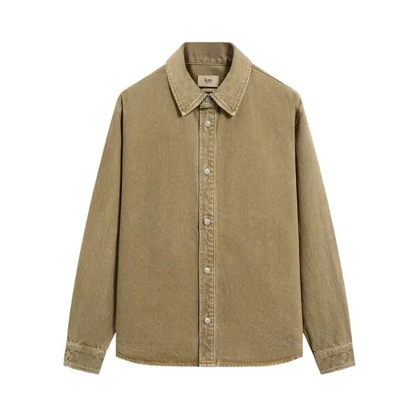 Kith Herringbone Denim Apollo Shirt 'deliver
