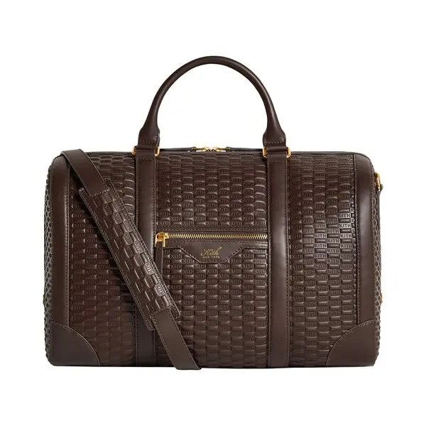 Kith Monogram Smooth Leather Traveler K40 Duffle Bag 'zoom