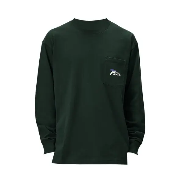 Kith Winter Tailbird Long Sleeve Pocket Tee 'stadium