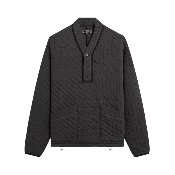 Kith Quilted Interlock Denis Pullover 'carbon