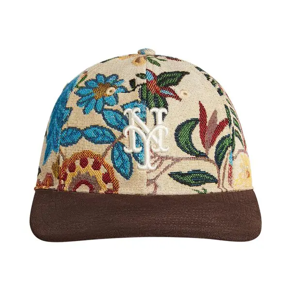 Kith X ‘47 For The New York Mets Tapestry Franchise Ls Cap 'durum - Tan