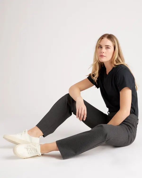 Quince Ultra-stretch Ponte Bootcut Pants Tall