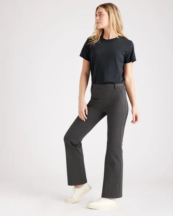 Quince Ultra-stretch Ponte Bootcut Pants Tall