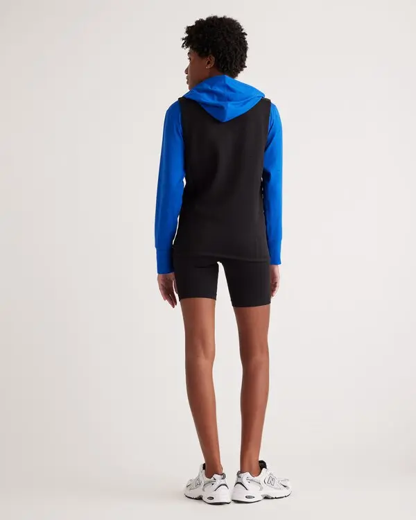 Quince Sweater-knit Fleece Full-zip Vest