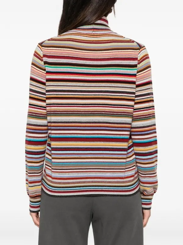 Paul Smith Signature Stripe Roll Neck Sweater