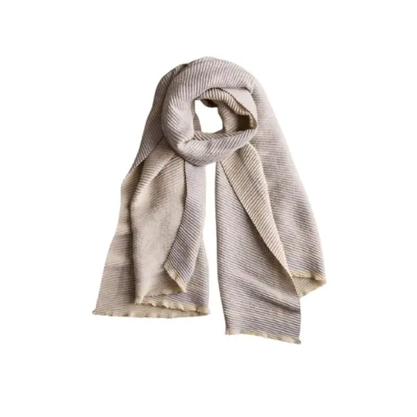 Saachi Floral Crinkle Reversible Light Scarf