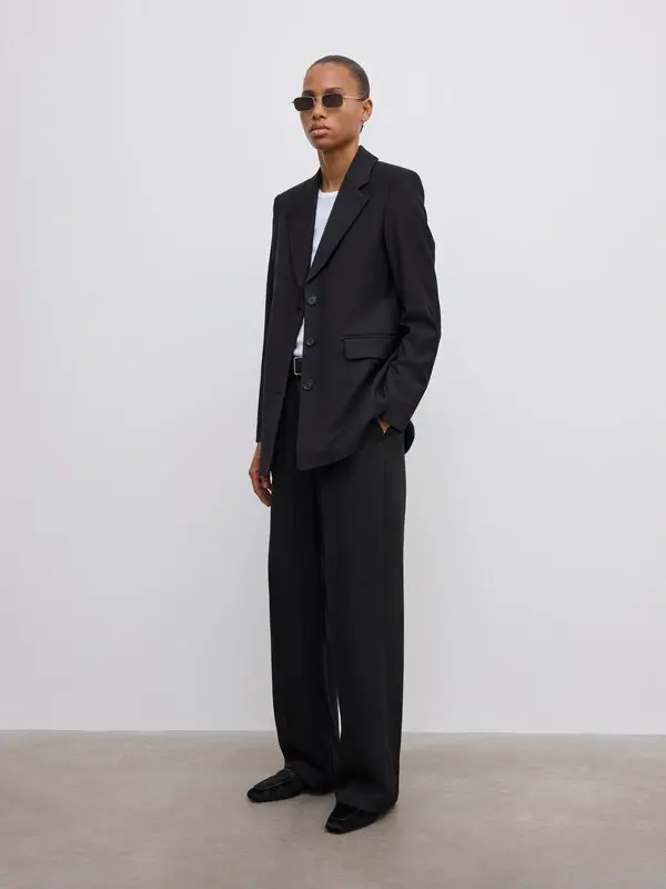 HOUSE OF DAGMAR Wool Tailored Blazer