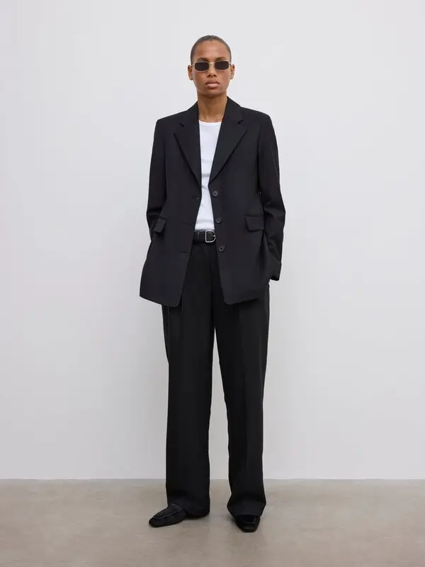 HOUSE OF DAGMAR Wool Tailored Blazer