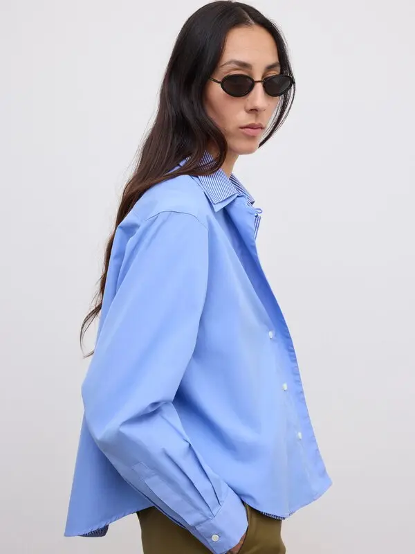 HOUSE OF DAGMAR Cropped Shirt